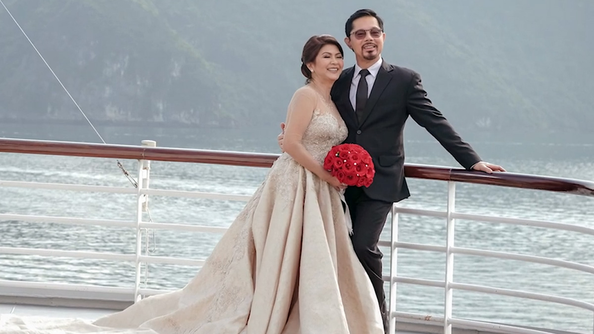 CHRISTOPHER DE LEON & SANDY ANDOLONG RENEW THEIR MARITAL VOWS AS THEY ...