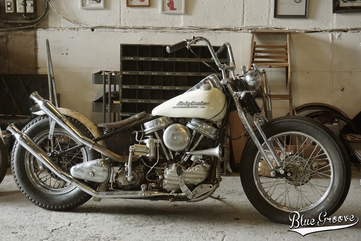 BLUE GROOVE SHOP BLOG: - HOLD - 1955 Panhead FLH Bobber