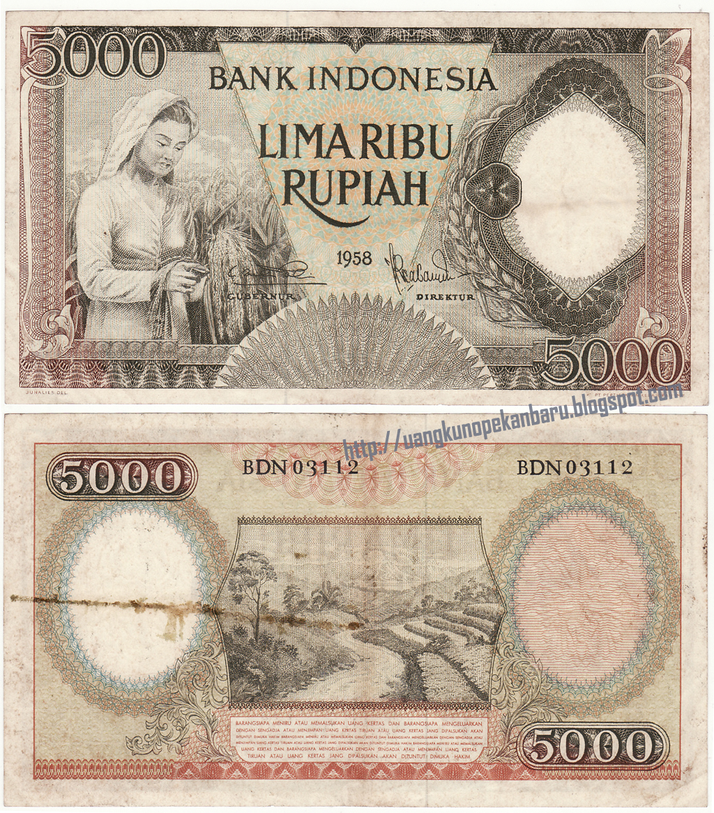 Uang Kuno Koleksi dan Mahar Pernikahan: Pecahan 5.000 Rupiah