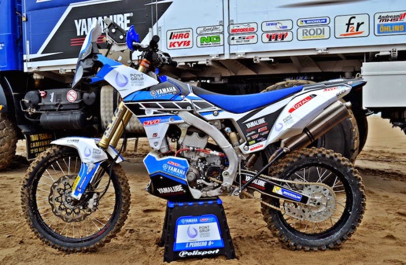 VOROMV Moto: Dakar 2015. Así es la Yamaha YZ-450-F JVO Rally Raid