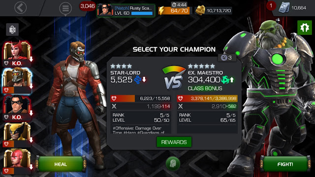 [Natch] Team Awesome Alliance MCOC: Rusty's Labyrinth of Legends "Easy ...