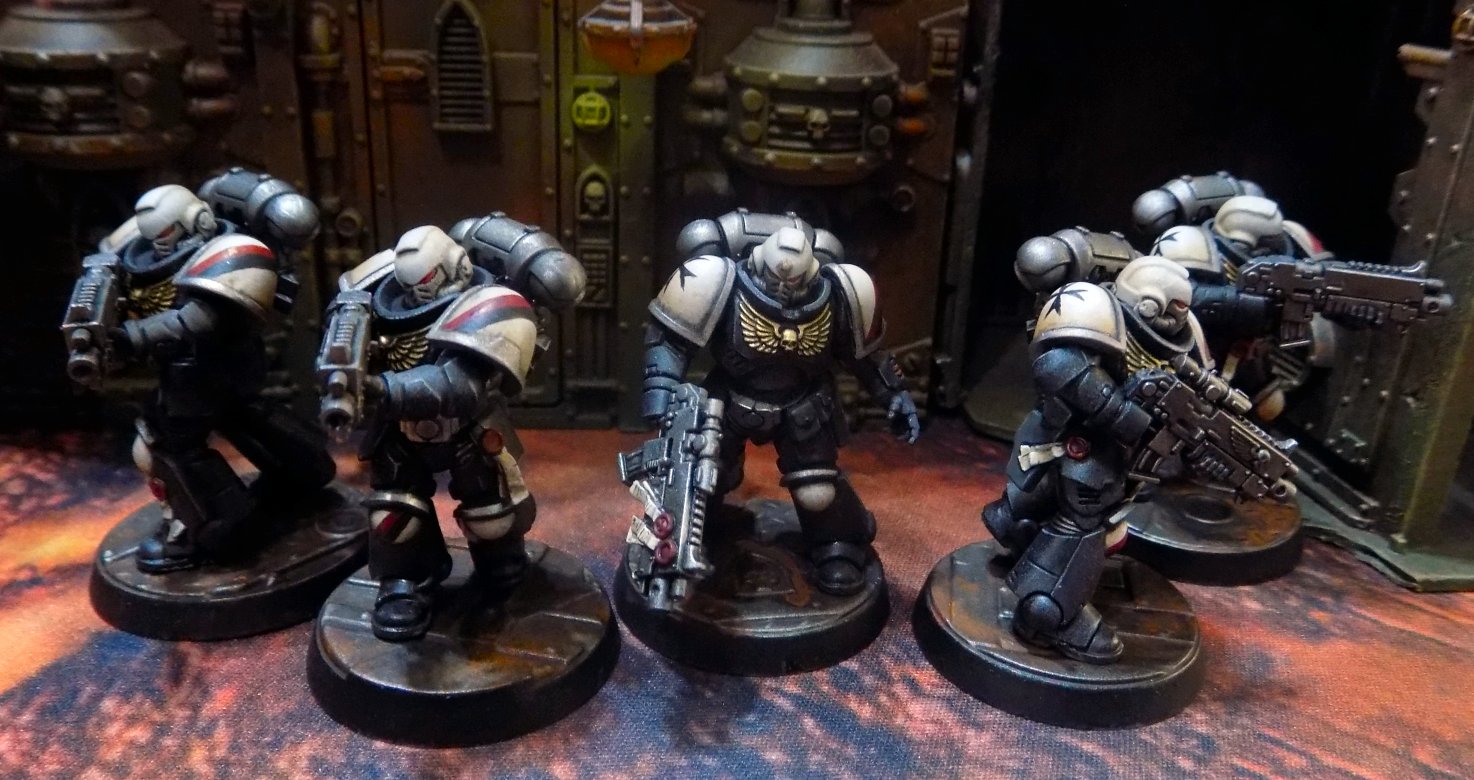 Paintbrush Destruction: Black Templar Intercessor Squad