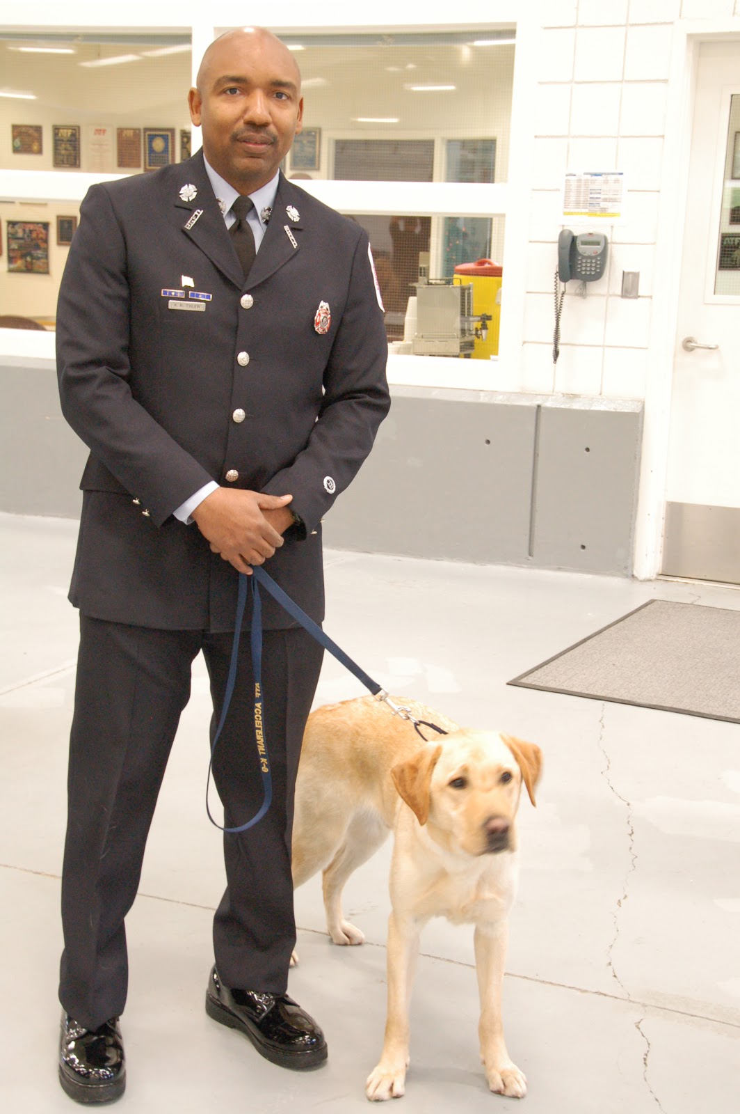 Changing of the Guard for PGFD Accelerant Detection Canines