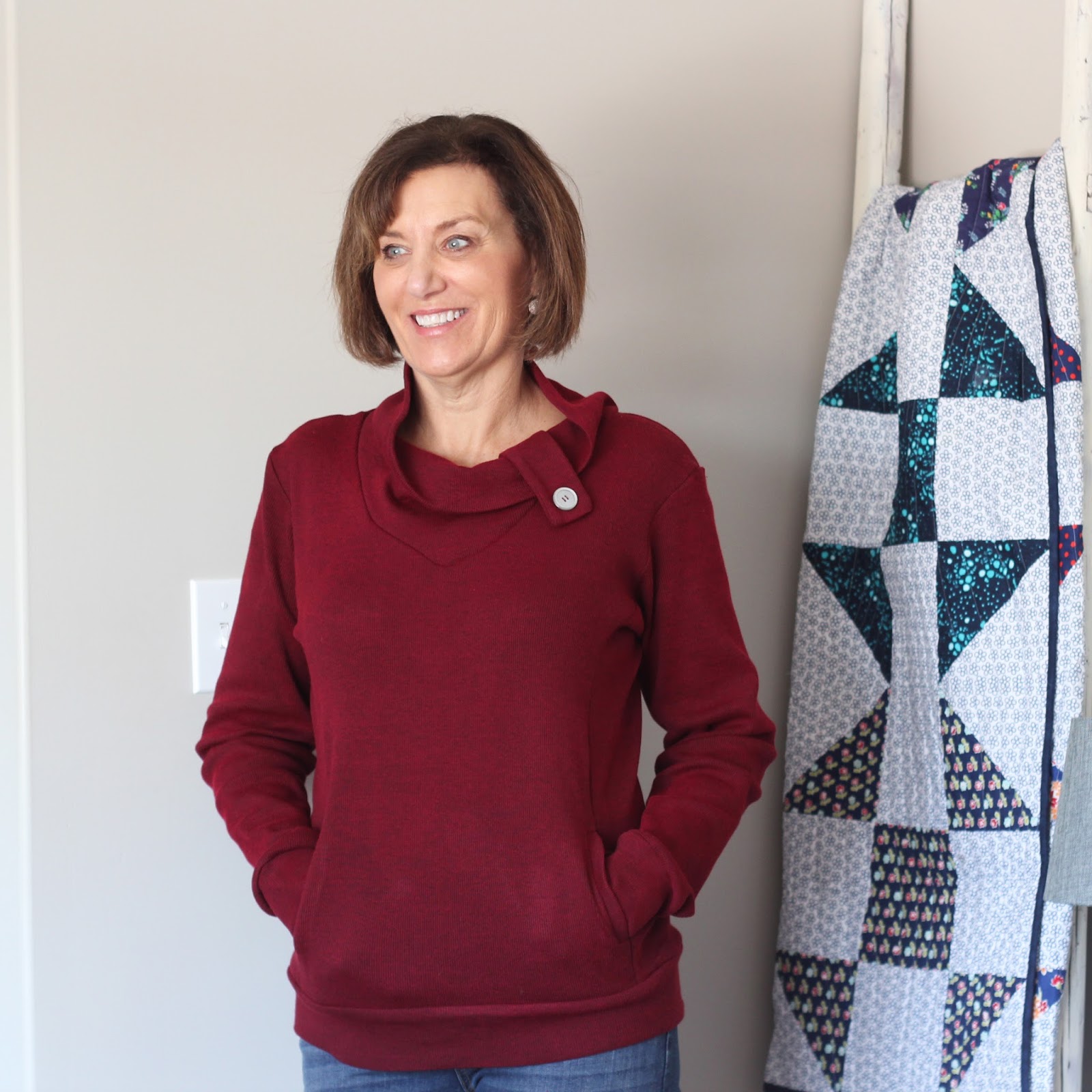 Girls in the Garden: Jasper Sweater - Sewing Studio Sweater Knit