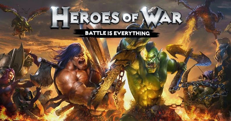 Game_GilaGame: Heroes of War: Orc vs Knights