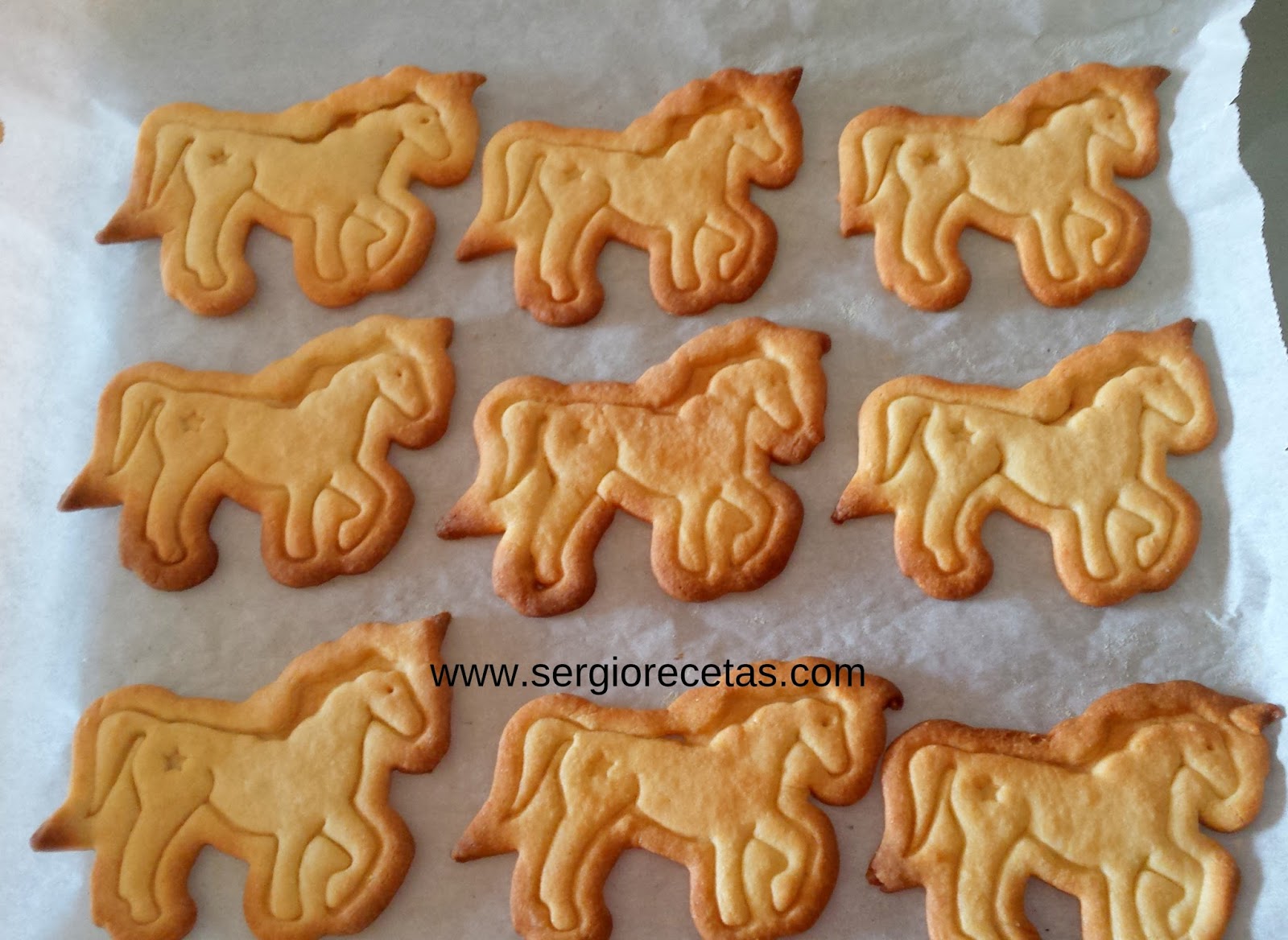 Ideas para Regalar-Galletas de Mantequilla con Forma de Caballo.