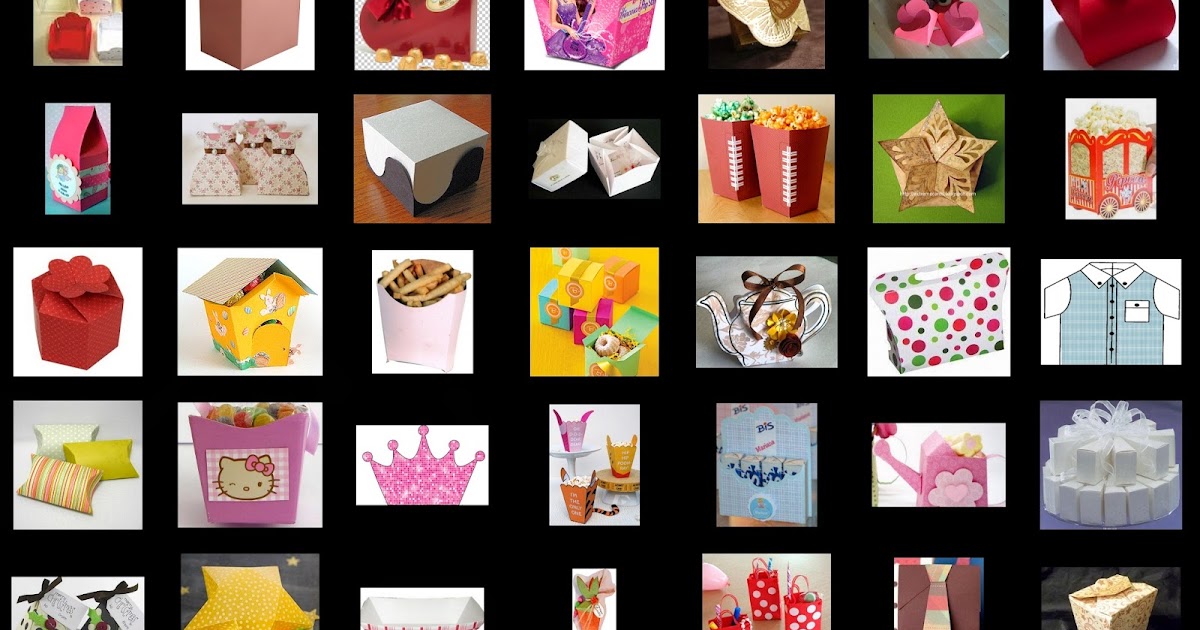 Free Templates for Party Boxes, Gift Boxes or Party Souvenirs. - Oh My ...