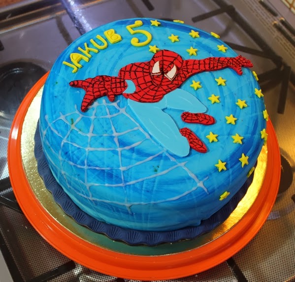 Kasikowo ... czyli moje kuchenne rewolucje: Tort Spider-Man