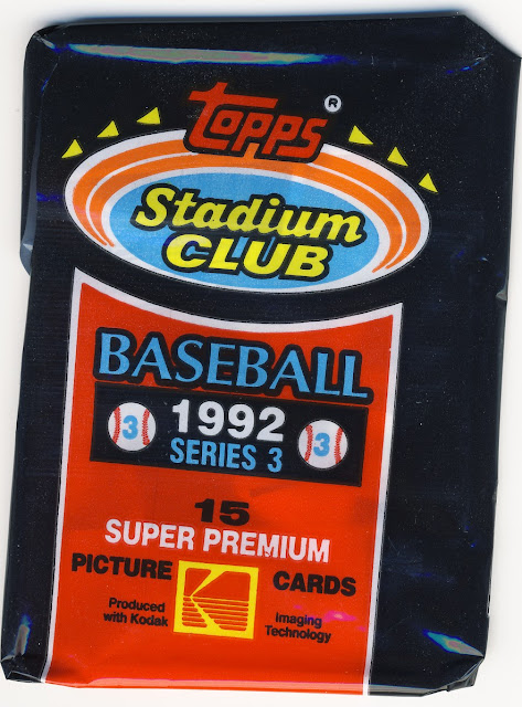 A Pack To Be Named Later: 1992 Topps Stadium Club Series 3