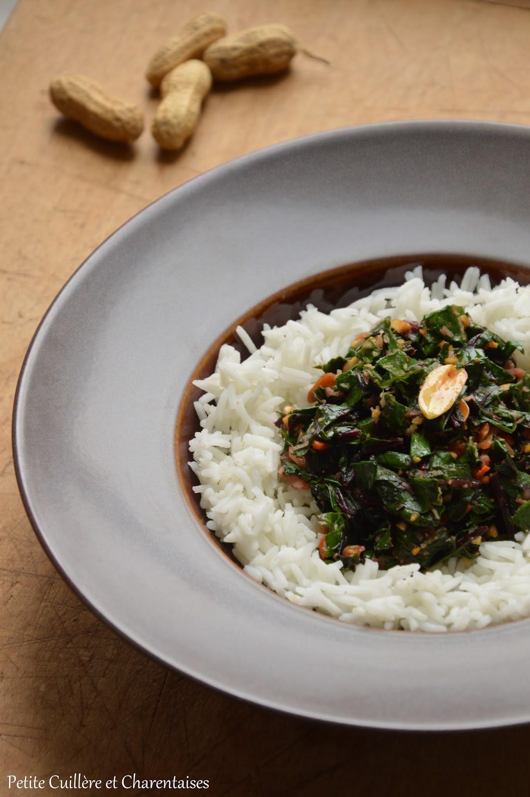 Petite Cuillère et Charentaises: Feuilles de betteraves aux Cacahuètes ...