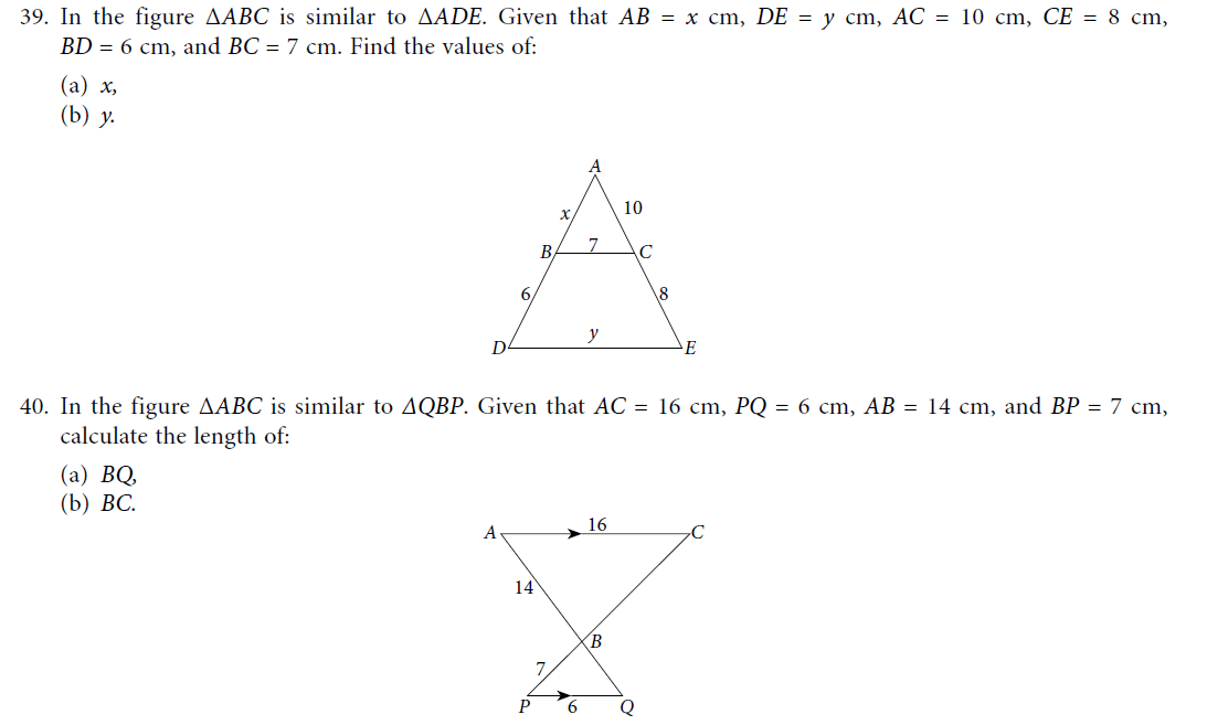 PRACTICE QUESTION(CONGRUENCE AND SIMILARITY) Learn Mathematics Online