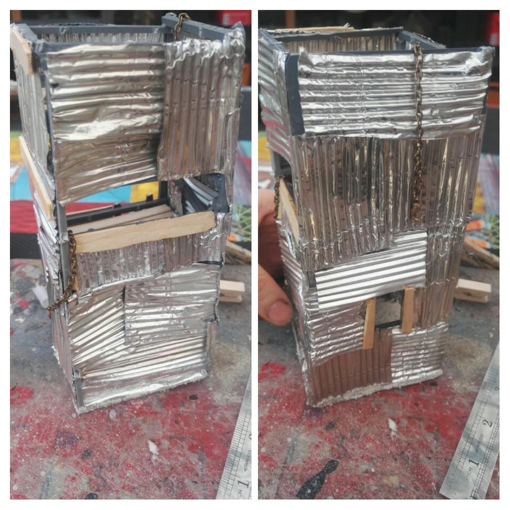 Bloodbeard's Garage: Tutorial: Scrap metal guard tower