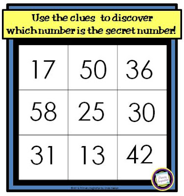I Teach First: 1st Grade Teaching Resources: Number Elimination Riddles ...