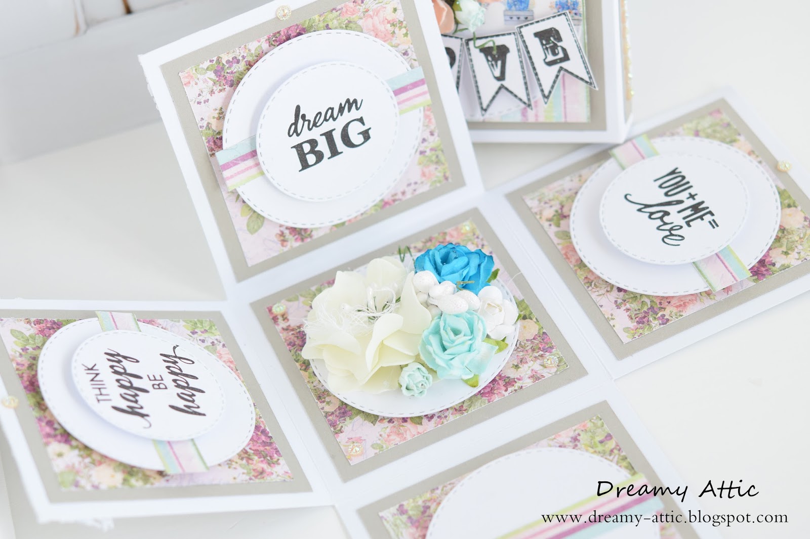 Agateria craft: Exploding Box - Romantycznie