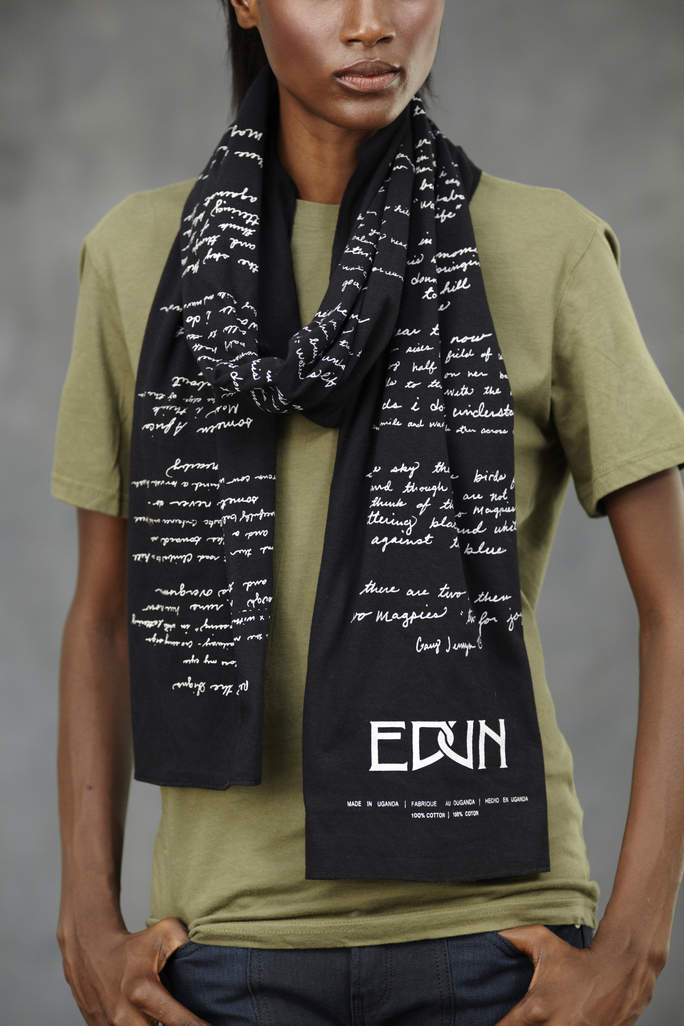 DIARY OF A CLOTHESHORSE: EDUN Poem Scarf available now at www.edun.com ...