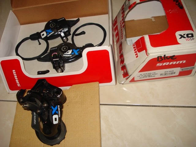 SilverXtc d/h SX : SHIFTER 2X10 & RD SHORT CAGE SRAM X0 - BLUE