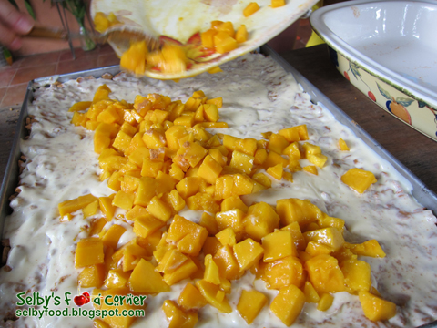 Selby's Food Corner: Mango Float (Mango Graham Refrigerator Cake)