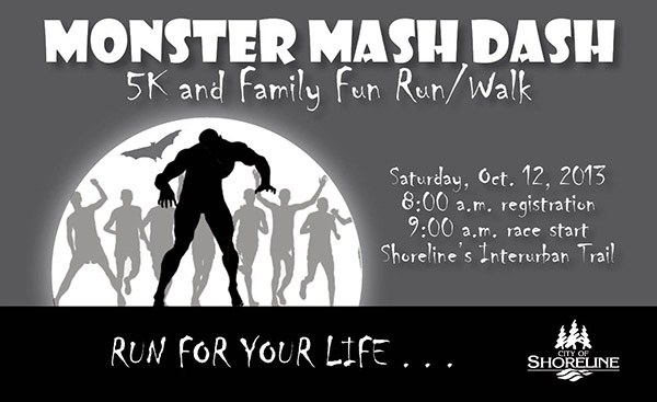 Shoreline Area News: Run for your life ... register now for the Monster ...