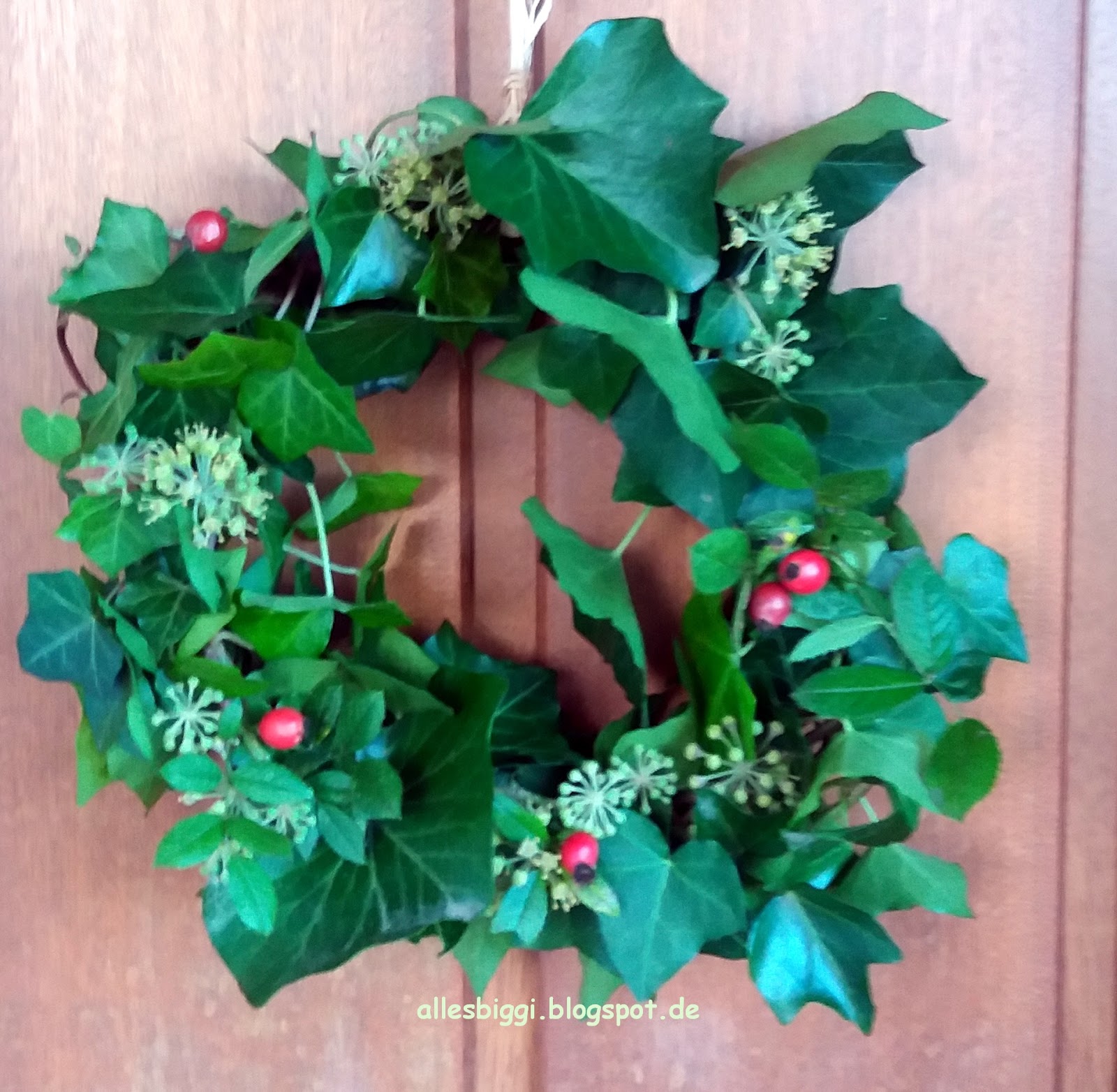 Bärbel bloggt: Tutorial Efeukranz und Windlichter