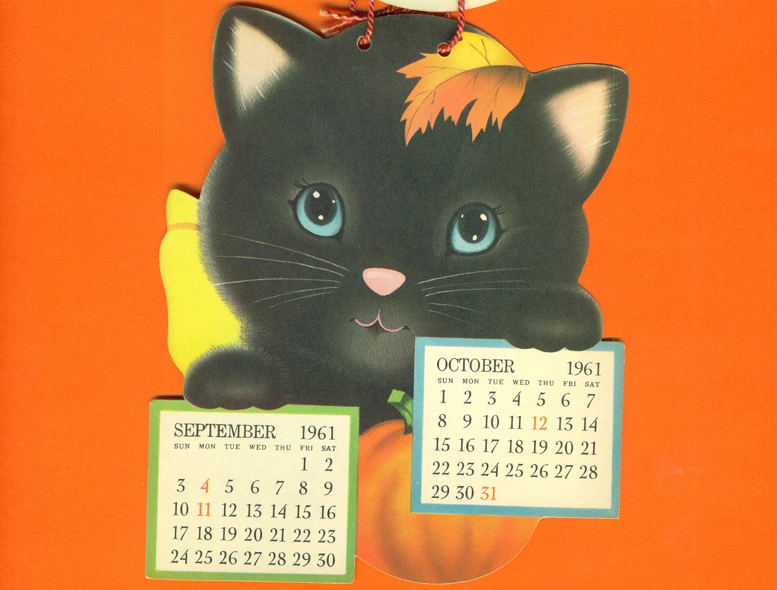gold country girls: Another Cute Kitty Calendar