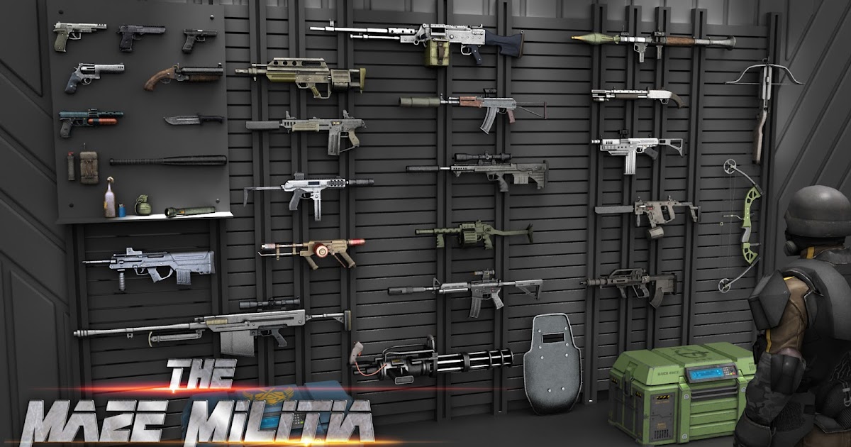 The Maze Militia: Gun Games - Battle with latest arsenals in Maze Militia