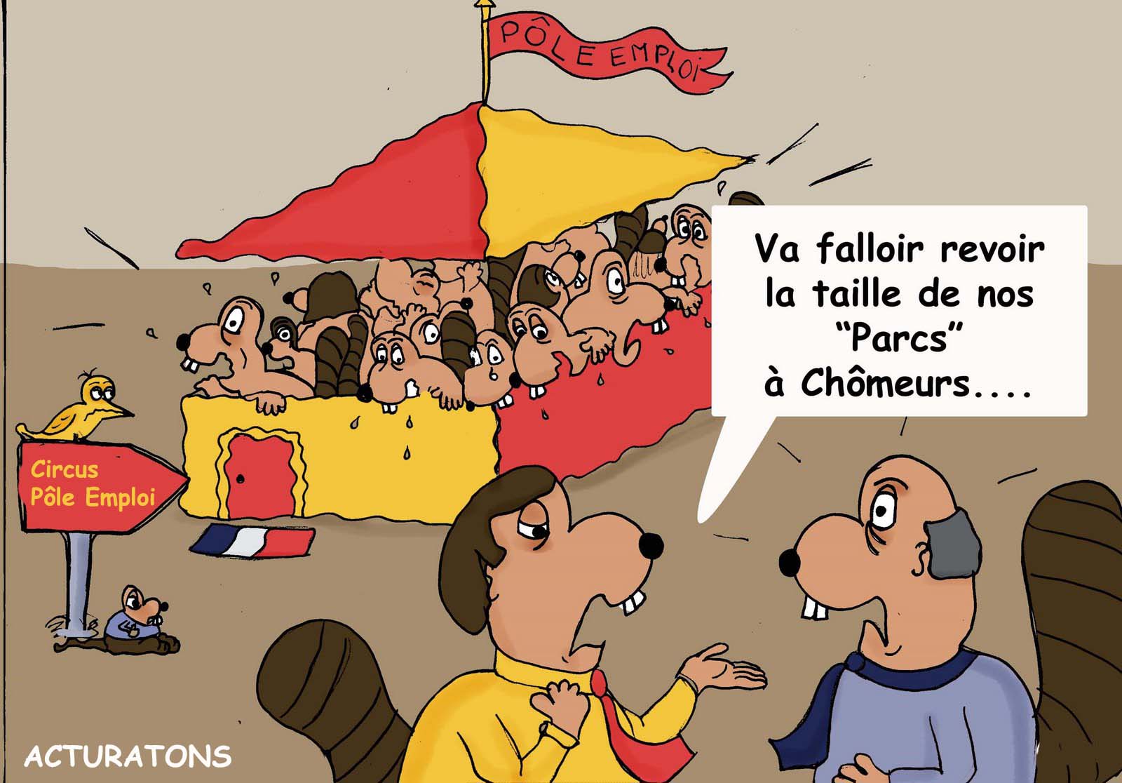 ActuRatons: Forte hausse du chômage en France : Bienvenue au Pôle ...