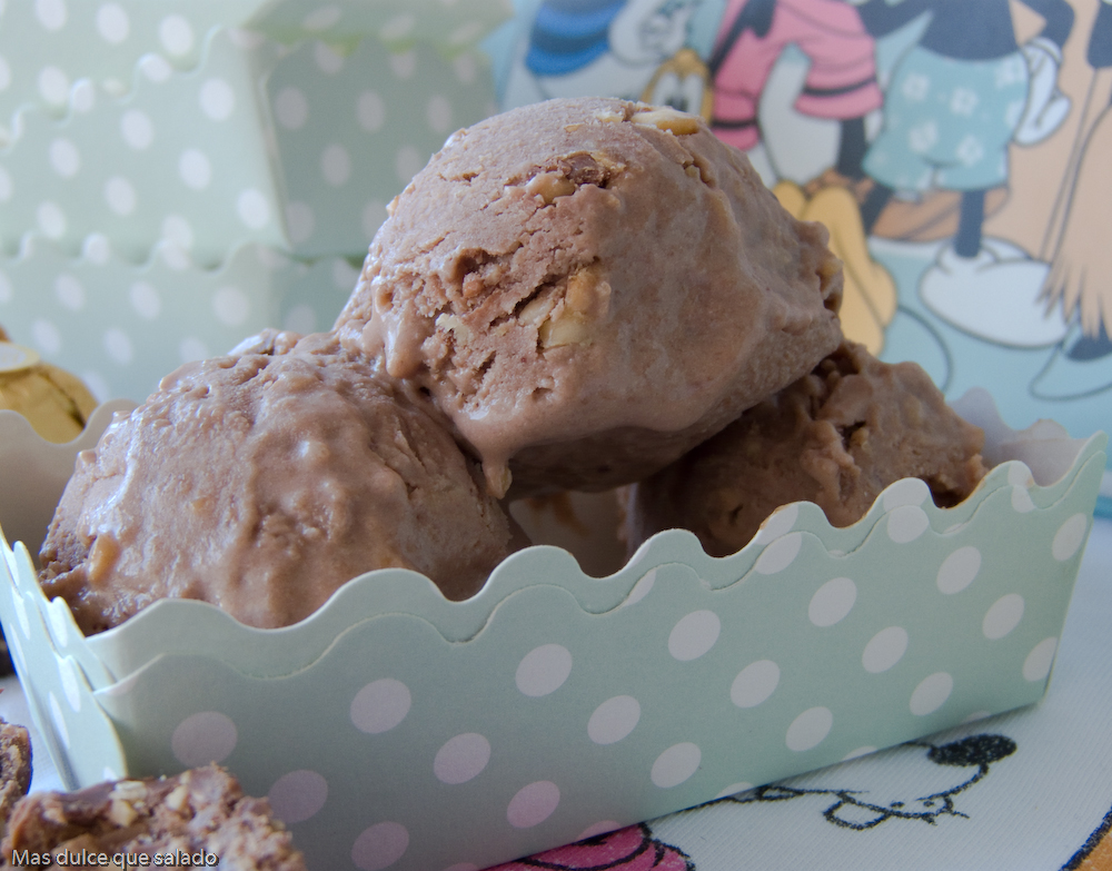 Más dulce que salado: Helado de Ferrero Rocher