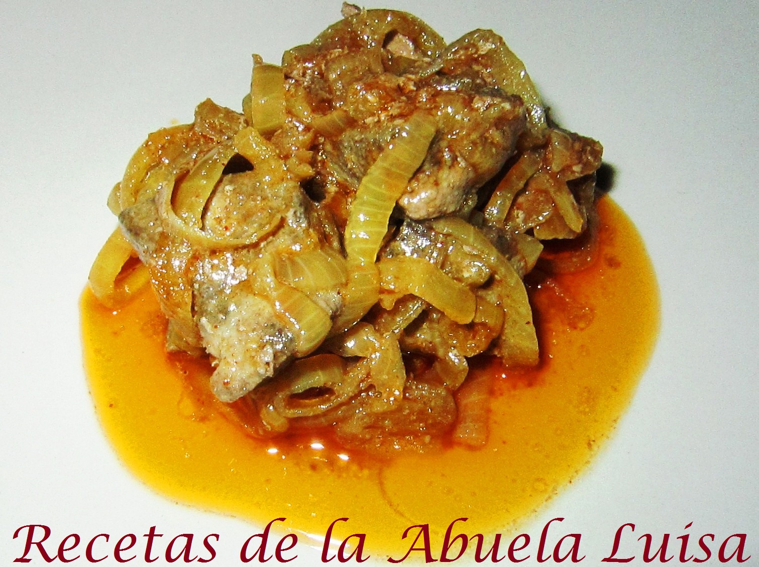 HIGADO ENCEBOLLADO : Recetas de la Abuela Luisa
