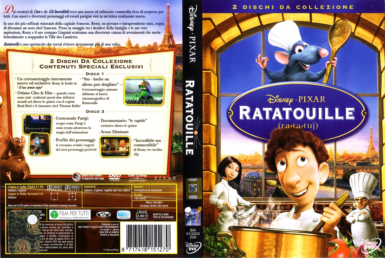 Disney Animazione: Ratatouille - DVD