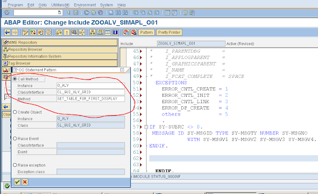SAP TECH: Basic OO-ALV Report ( SE80 )