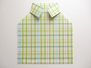 Origami-Instructions.com: Easy Origami Shirt
