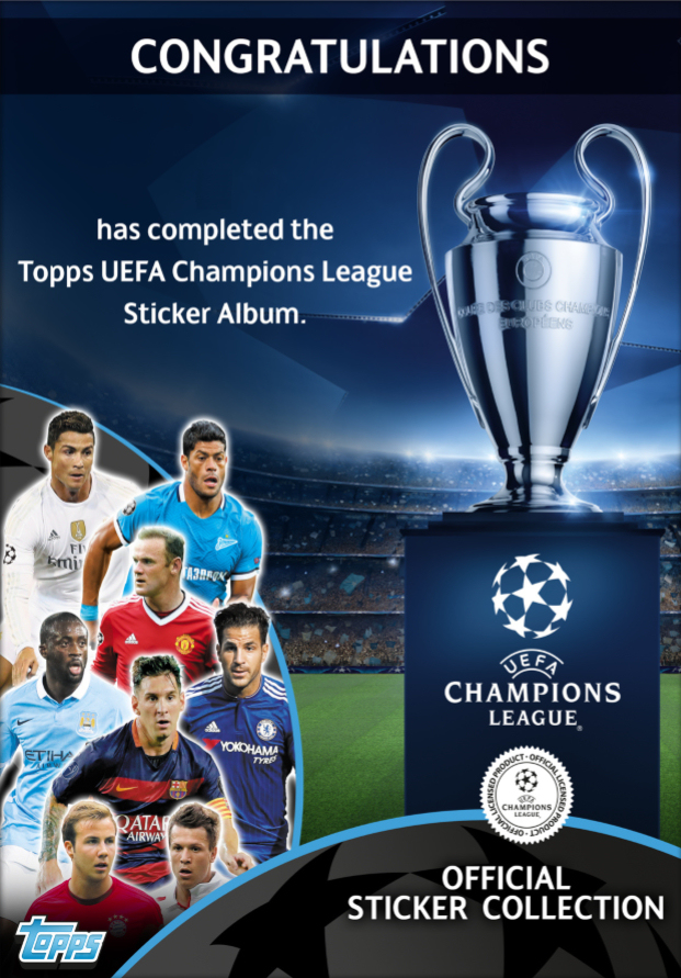 Football Cartophilic Info Exchange: Topps - UEFA Champions League Official Sticker Collection ...