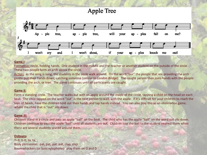 Apple Tree: PowerPoint and Apple Picking Game - Music a la Abbott - Amy ...