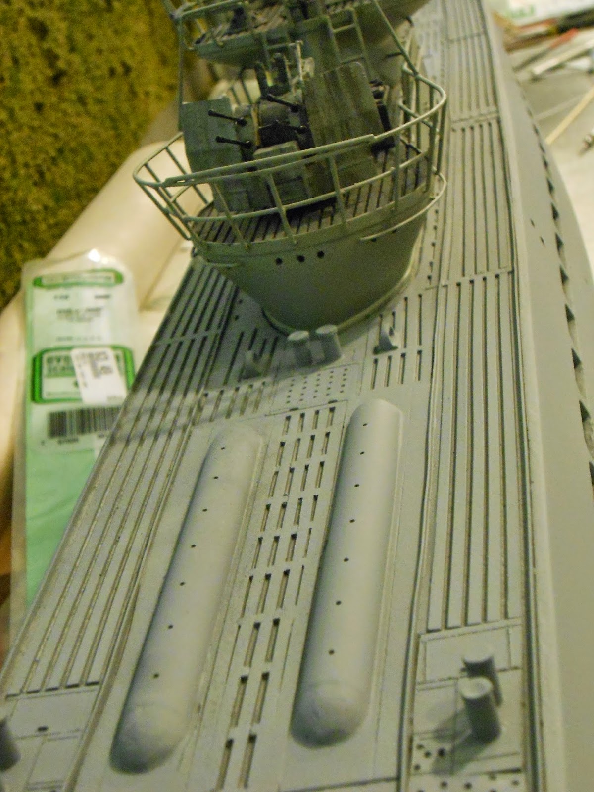 The U-Boat Yard: Hull and deck completed and primed