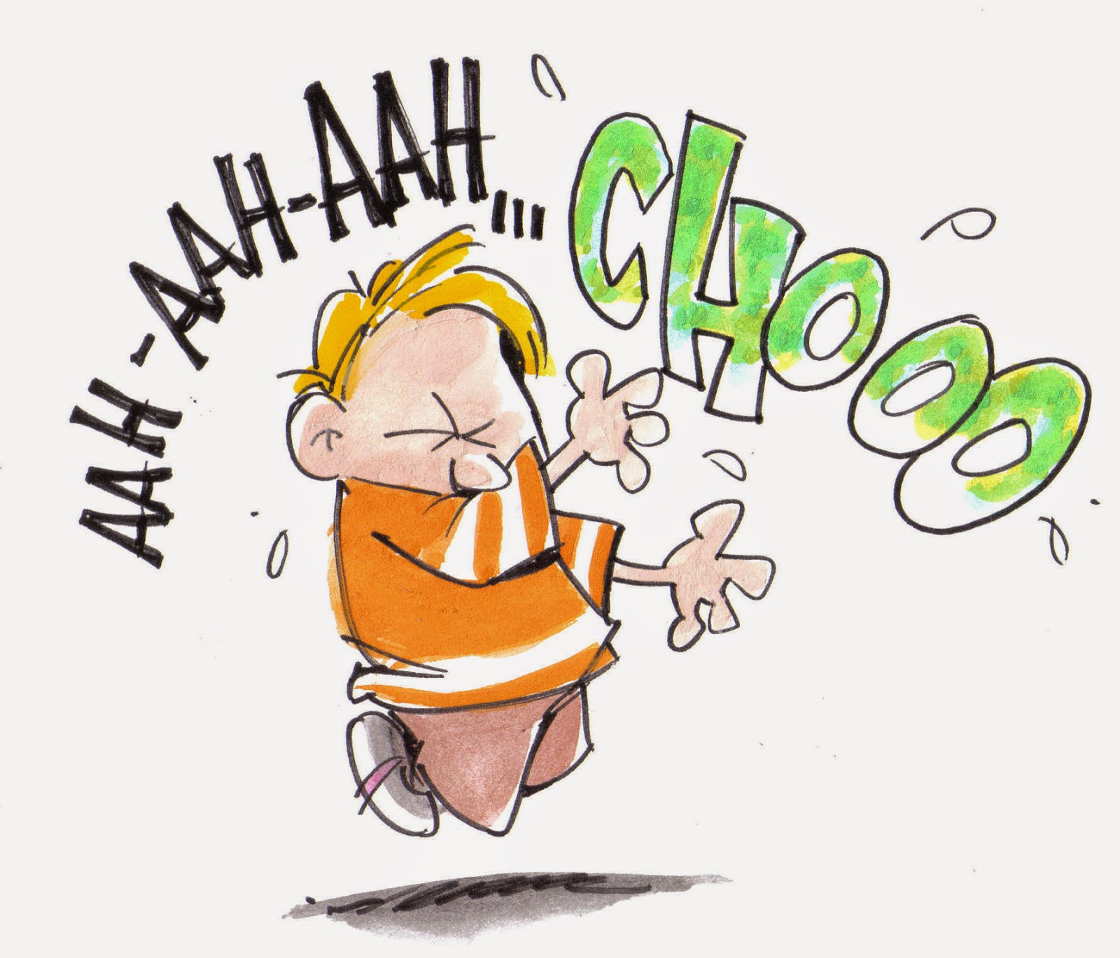 chuckography: A-CHOO.....a-choo ...a-choo. And, that's 3.