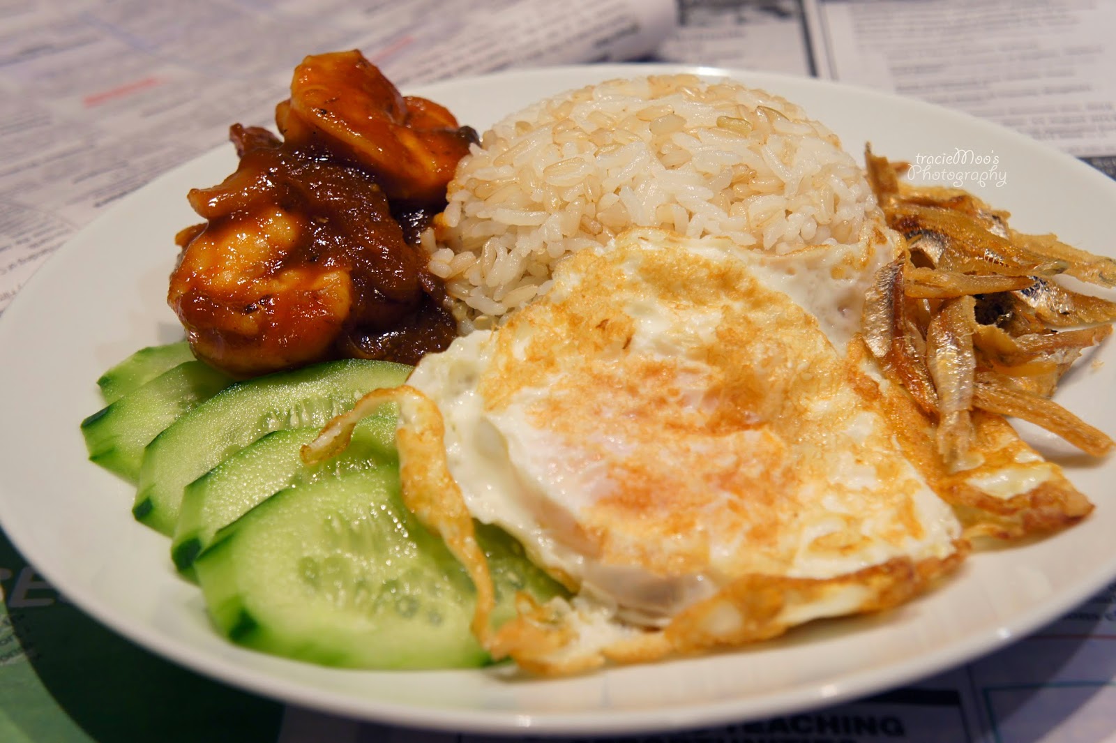 Bitter Sweet Storeys: Nasi Lemak with Prawn Sambal (Malaysian Coconut Rice)