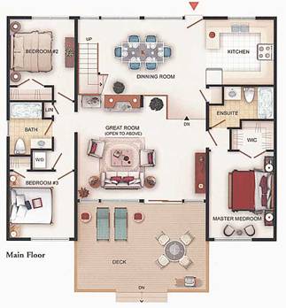 Residential plots & room layouts.