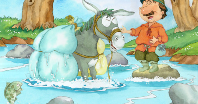 The Merchant and The Donkey : Moral Story for Kids ~ Cute Inspirational ...