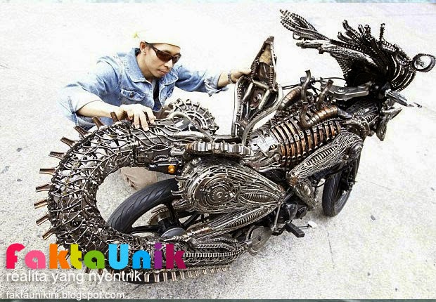 Modifikasi Motor Paling Unik Di Dunia 2015 - Fakta Unik