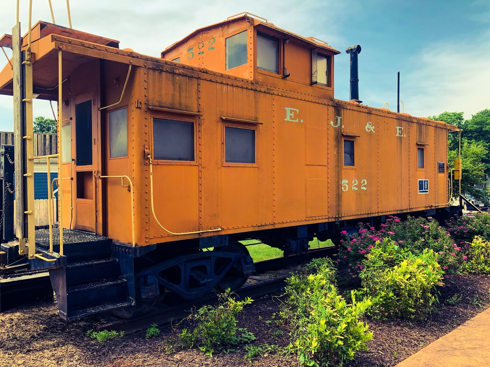 Cabooses On Display Around Chicago