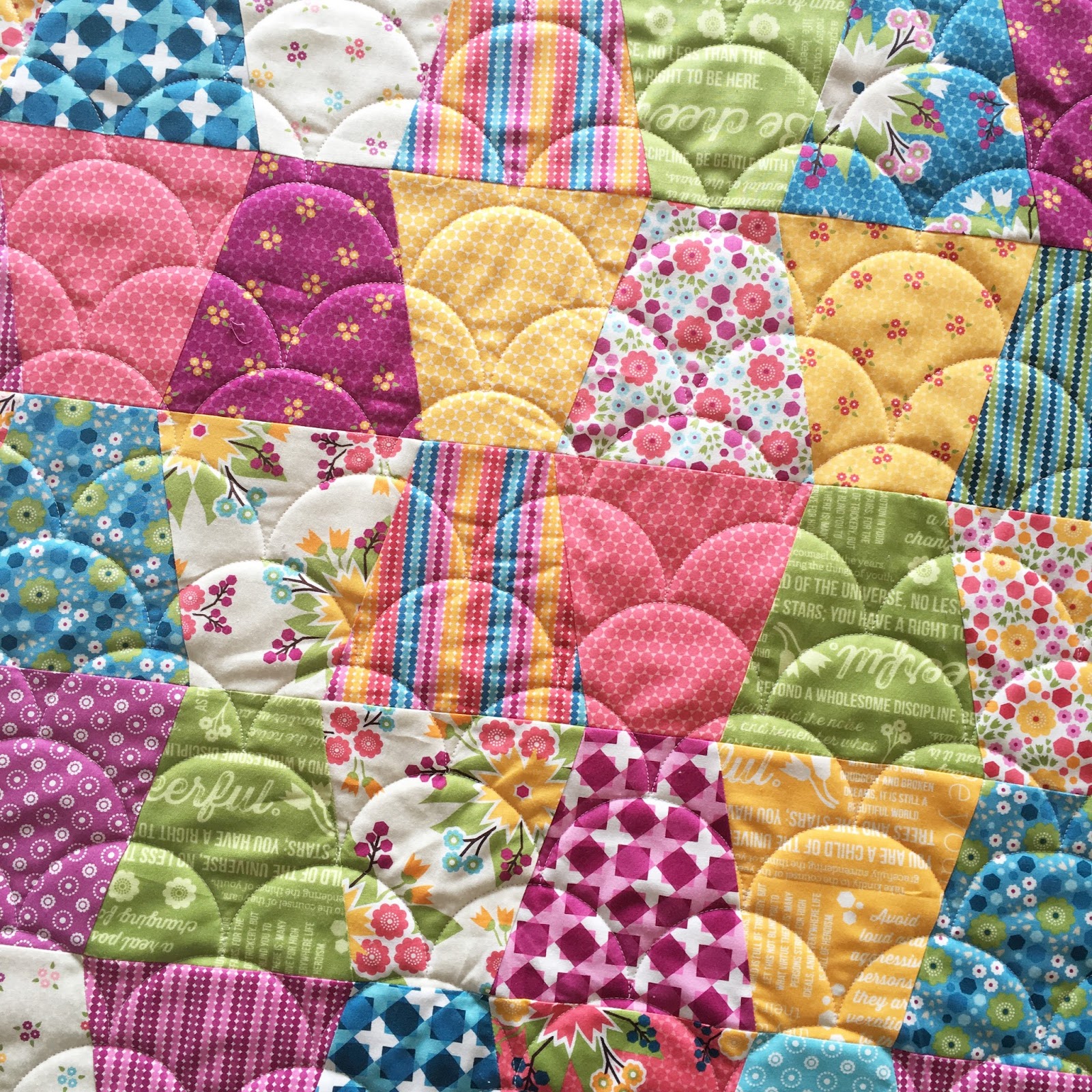 Quilting It: Clamshell longarm quilting, with no computer!