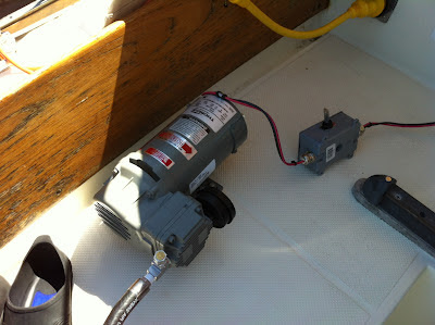 Sailing Constance: Hookah dive system!