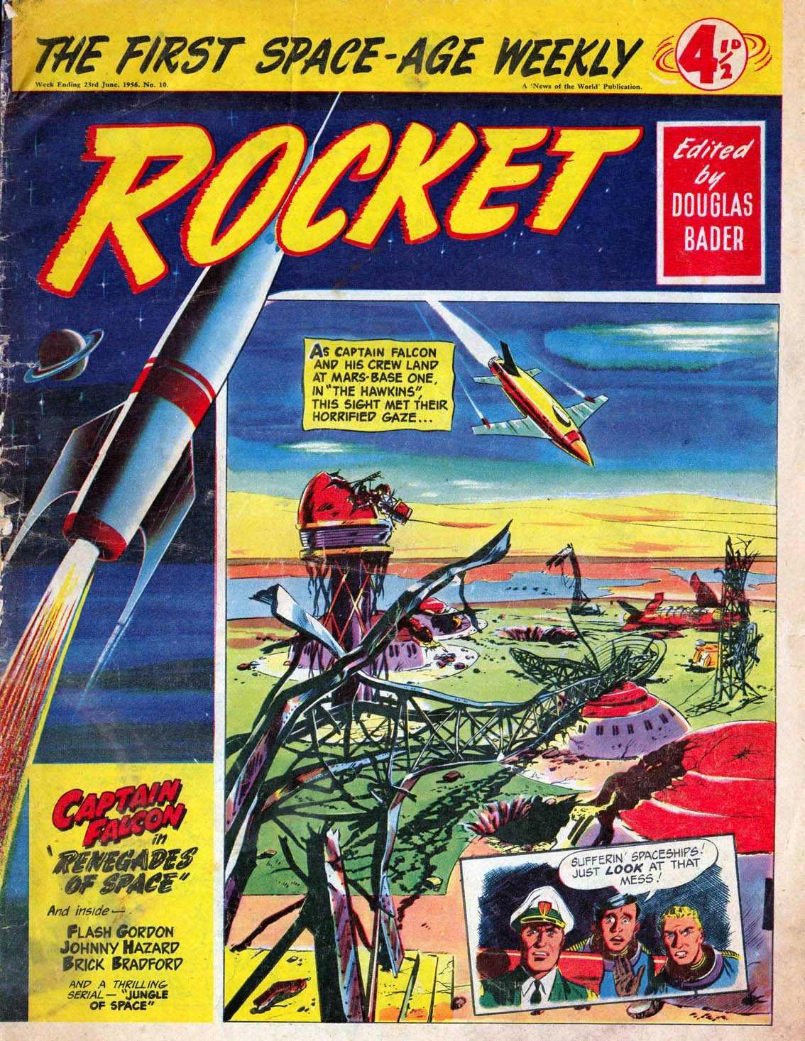 BLIMEY! The Blog of British Comics: Short-lived comics: ROCKET (1956)
