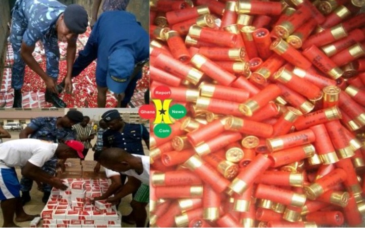 Ghana Police Seize Over 1 Million Packs Of Bullets In A Car Heading To ...