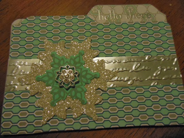 Fran's Craft Place: Folder Card from class