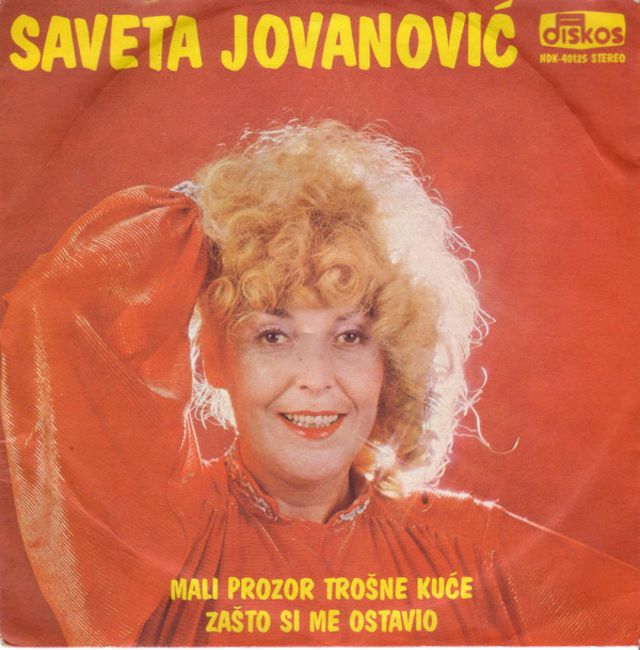 18 Vintage Album Covers of Ex-Yugoslavia Singer Saveta Jovanović, Who ...