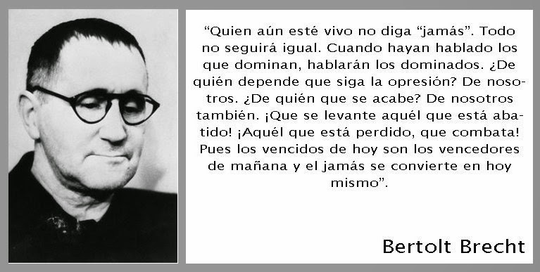 SARAU PARA TODOS: BERTOLT BRECHT - (1898-1956) DE QUE SERVE A BONDADE E ...