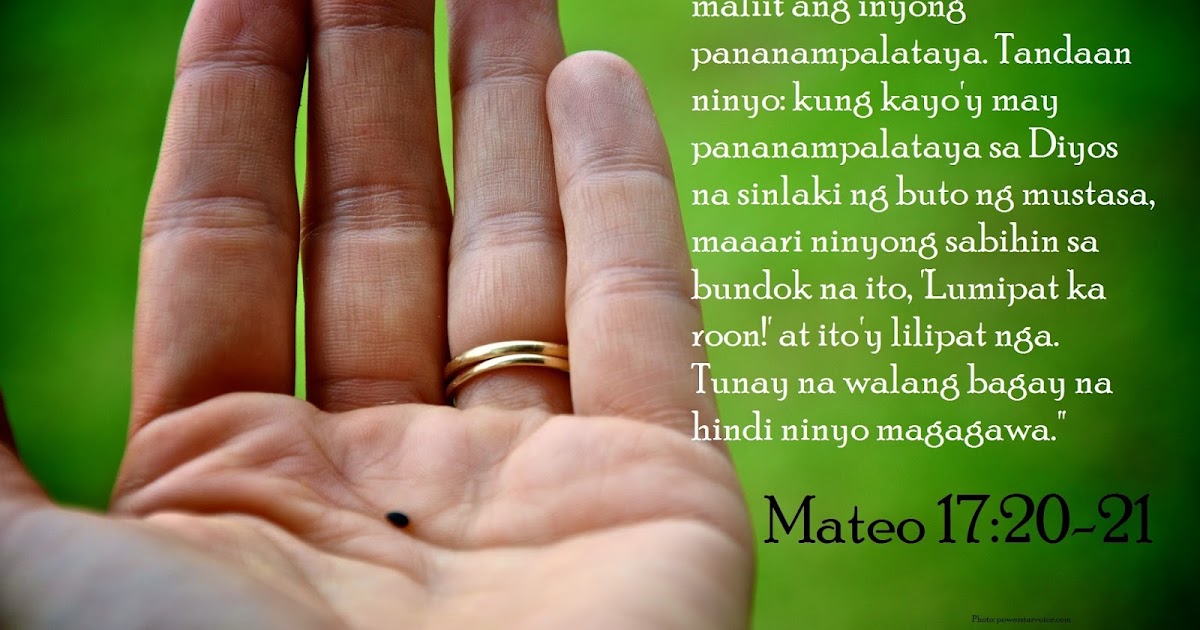 Mateo 17:20-21