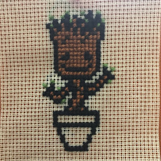 Baby Groot Templates for Cross-stitch or Hama Beads Templates. - Oh My ...