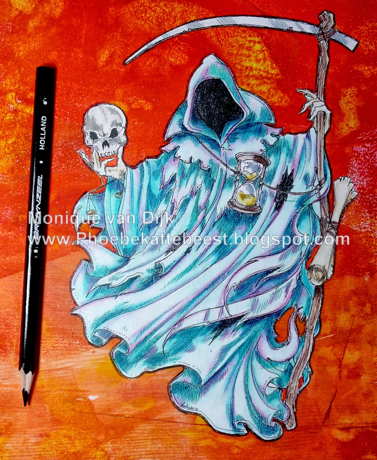 MONIQUE'S PRETTY DARK ART: 31 days of halloween day 9